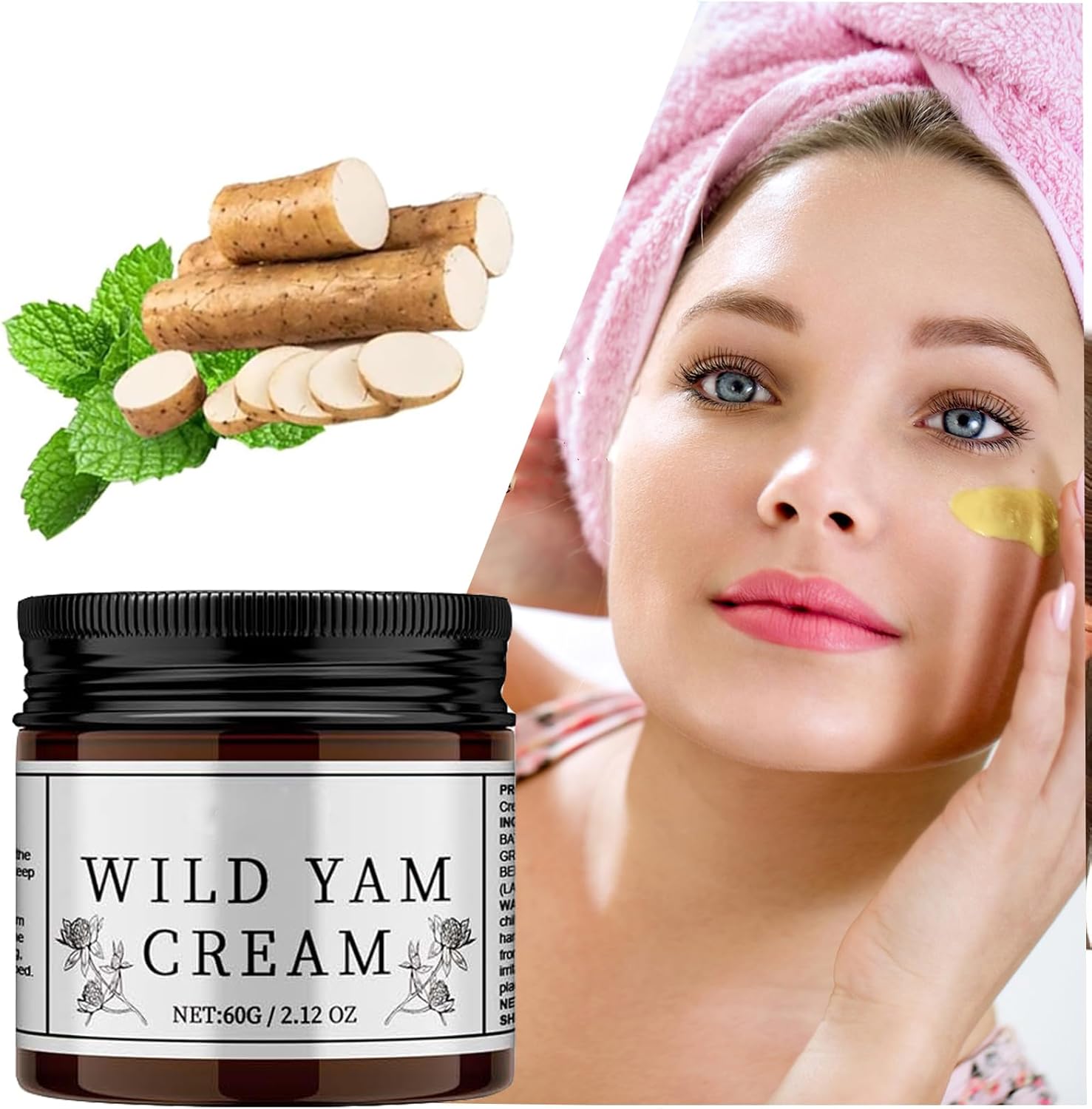 Wild Yam Cream, Organic Wild Yam Cream, Wild Yam Cream for Hormone ...