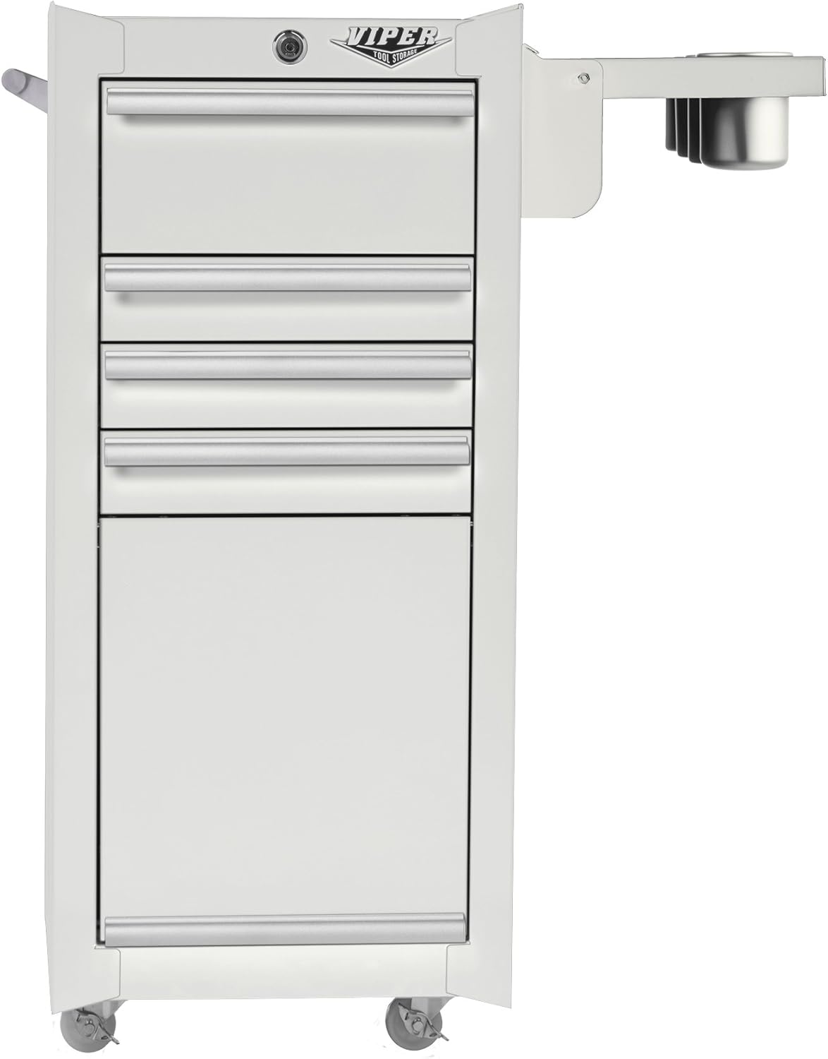 Viper Tool Storage VC1804PSWHR 16" 4-Drawer 18G Steel Rolling Tool ...