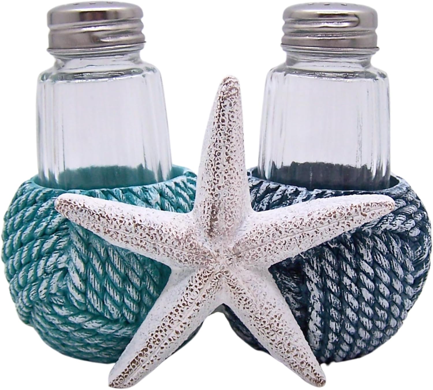 Amazon.com: Starfish Salt and Pepper Set Holder, Nautical Décor ...
