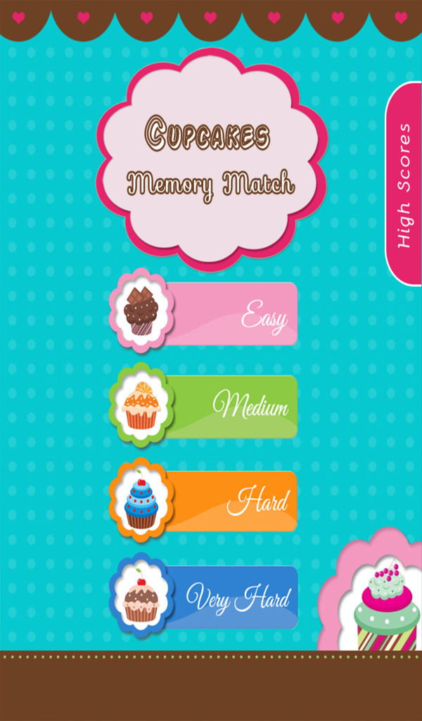 Cupcakes Memory Match - App on Amazon Appstore