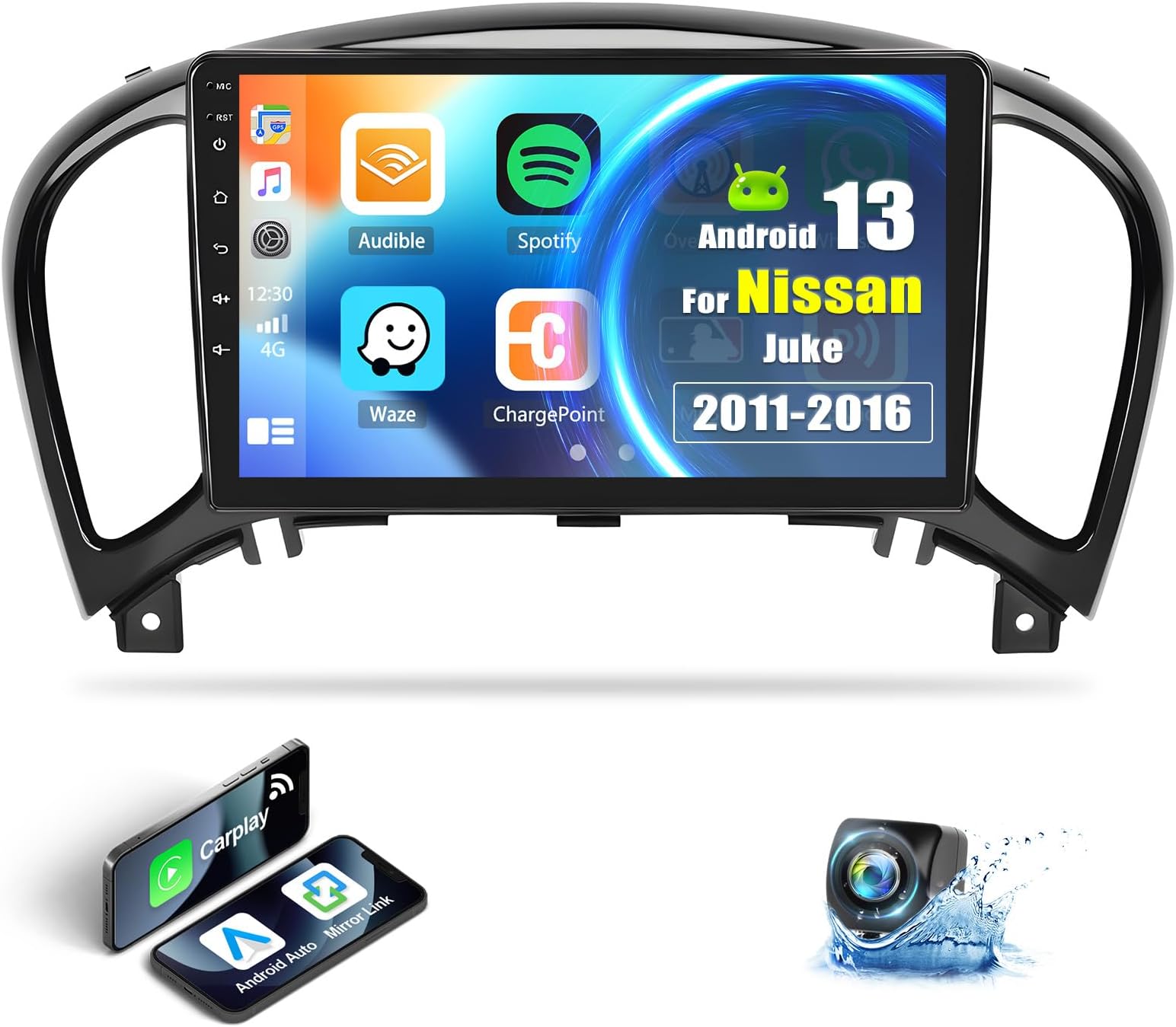 Amazon.com: Android 13 Car Stereo for Nissan Juke 2011-2016 with ...