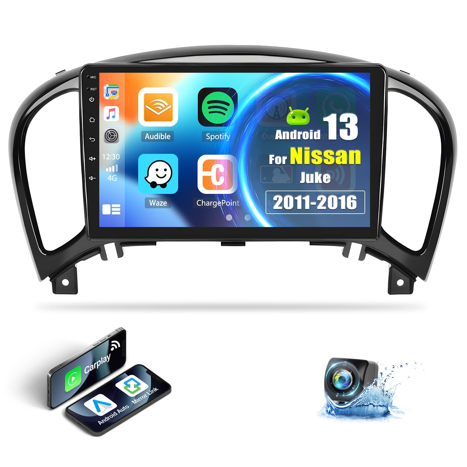 Amazon.com: Android 13 Car Stereo for Nissan Juke 2011-2016 with ...