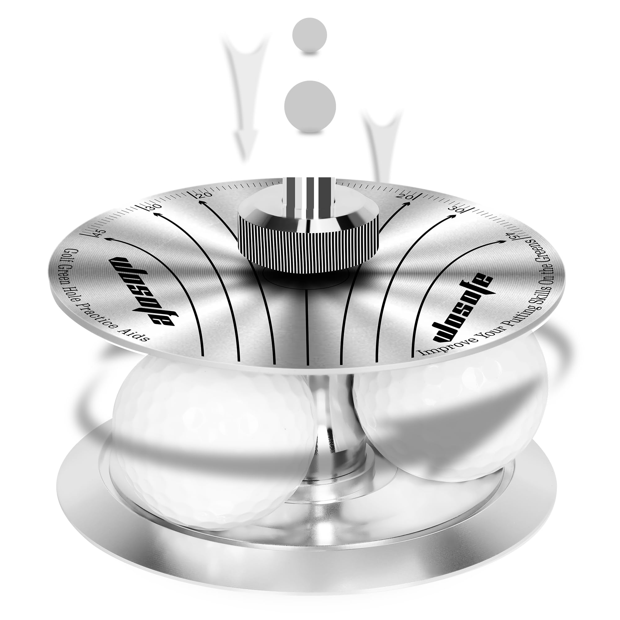 Amazon.com : Golf Swing Training Practice Aids Putter Green Hole with ...