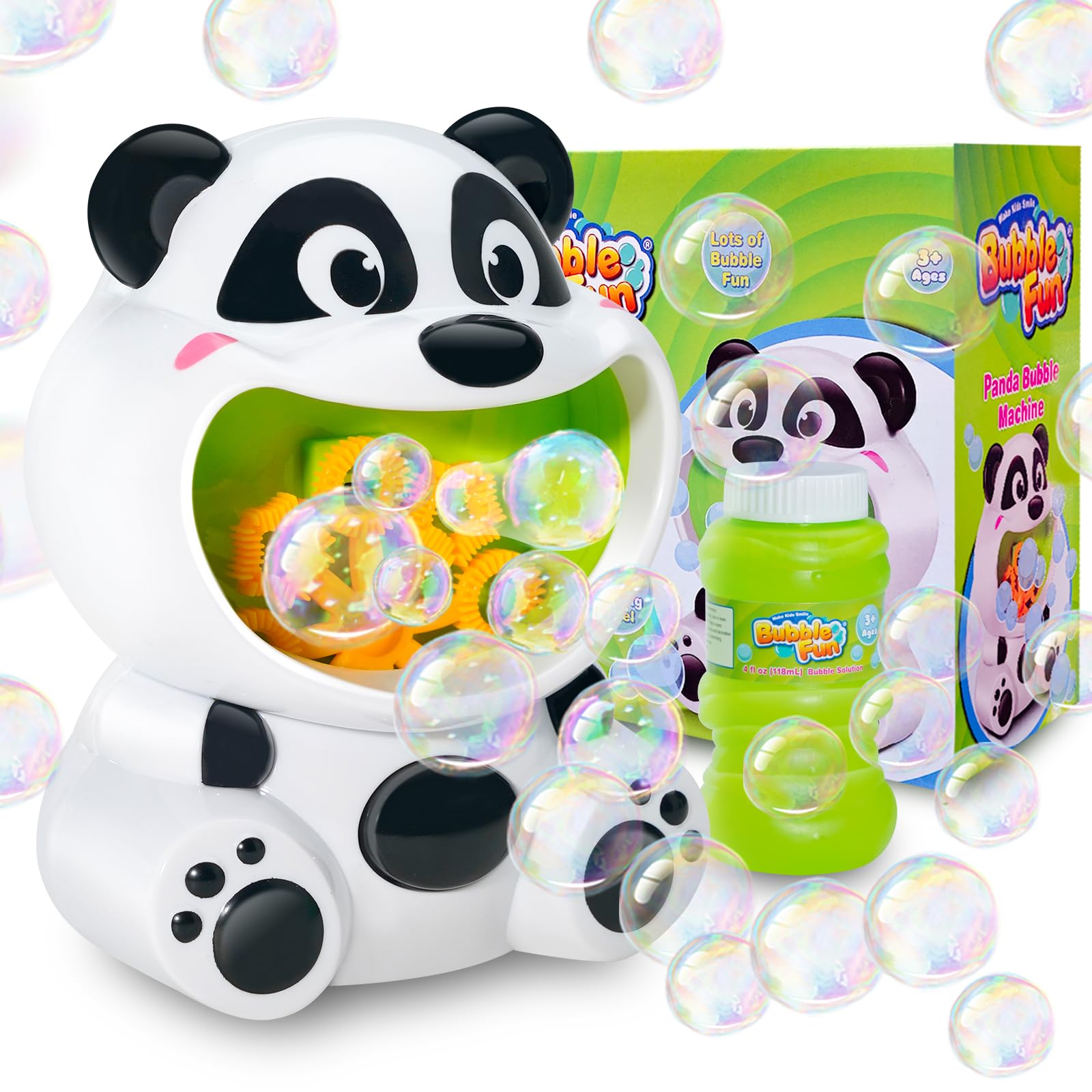 Amazon.com: Panda Bubble Machine Toys for Toddlers 1-3 Kids Bubble ...