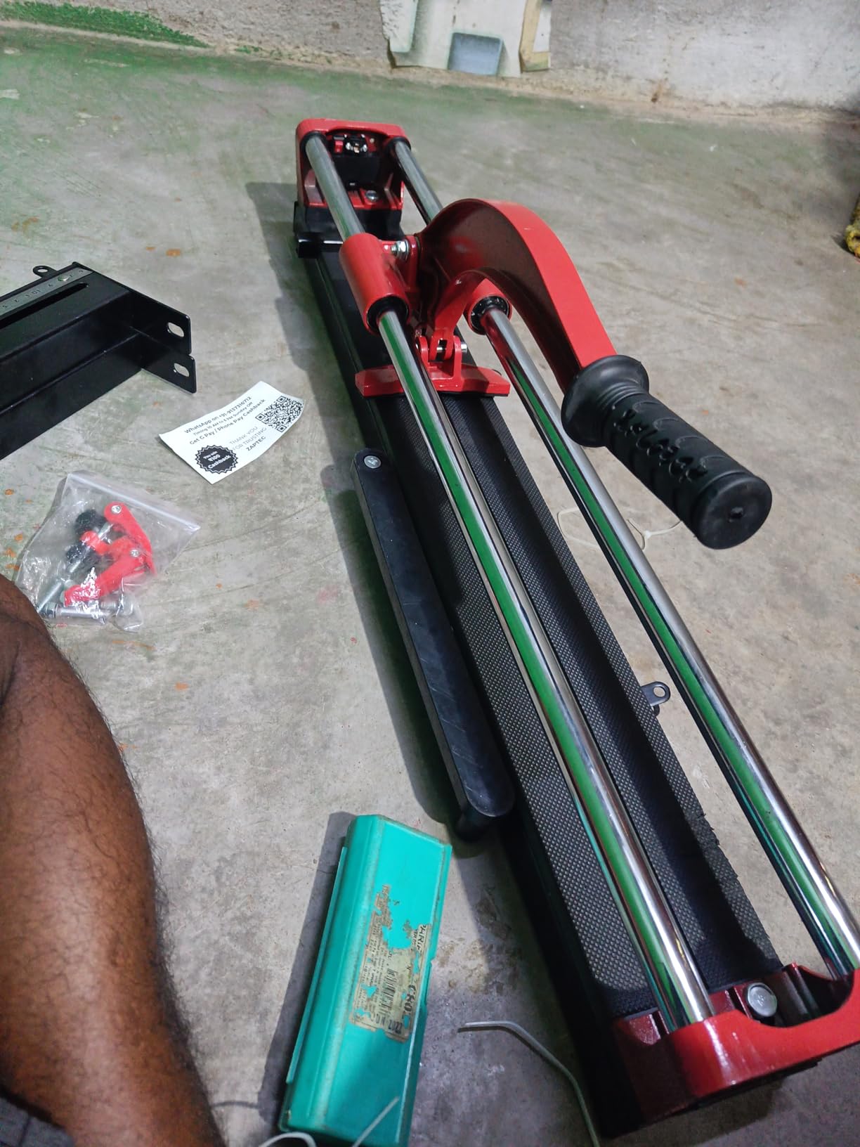 Zaptec FAST-600 Manual Tile Cutter for Tiles Up to 2 Feet / 600 mm (Red ...