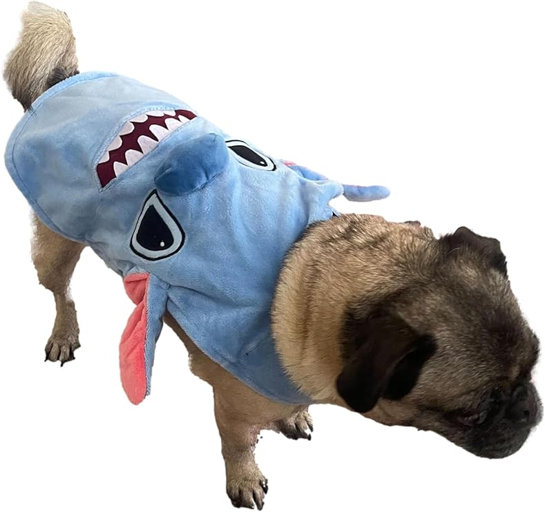 Amazon.com : ComfyCamper 3D Blue Alien Dog Costume - Small Medium Large ...