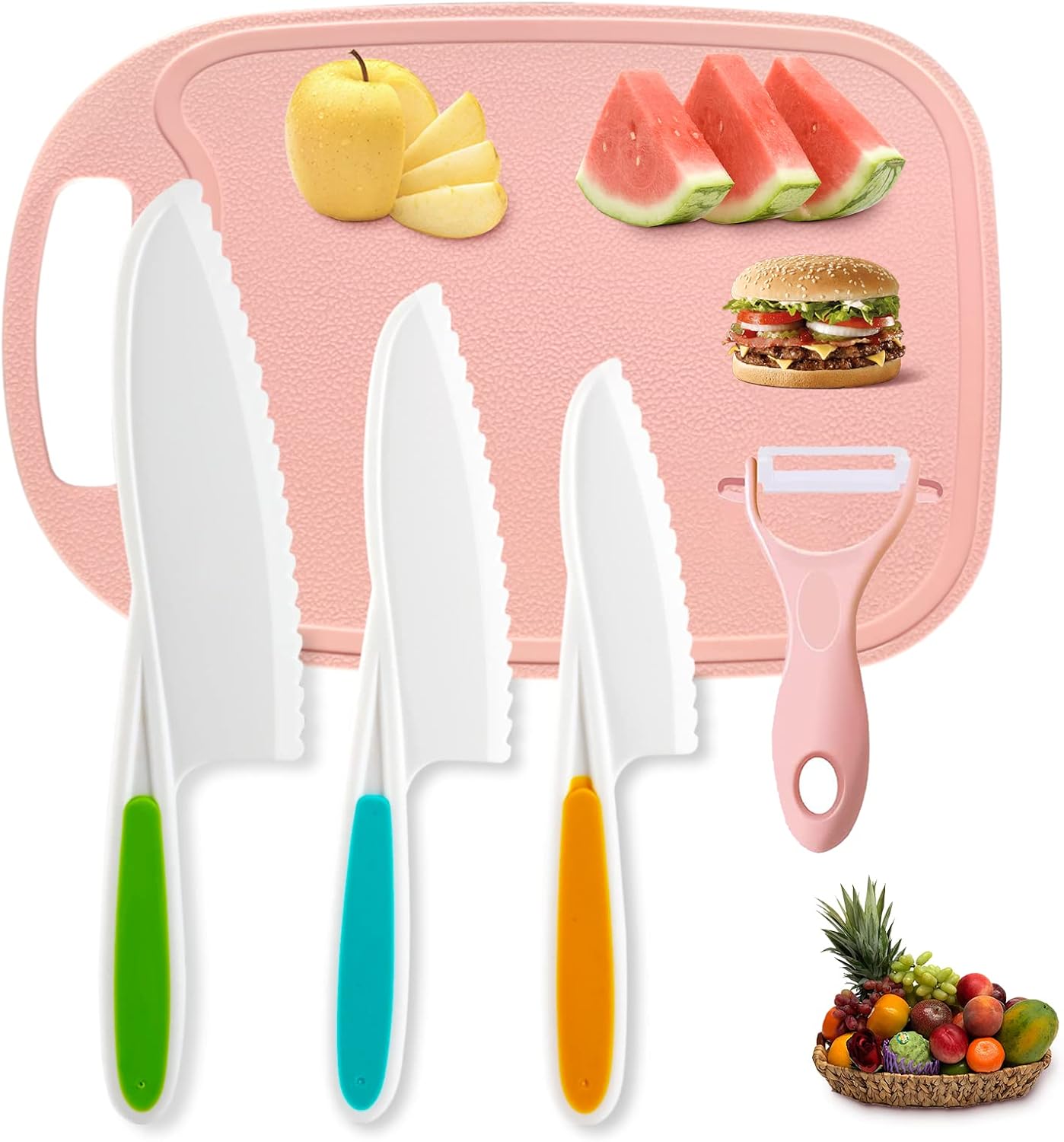 Kids Safe Knifes,Children's Knife Nylon Knives Set Firm Real Fit ...
