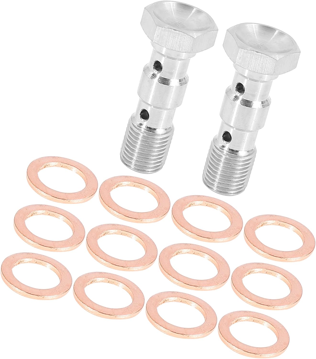 ACROPIX Universal M10x1.0 Metric Thread Double Banjo Bolt Brake Fitting ...