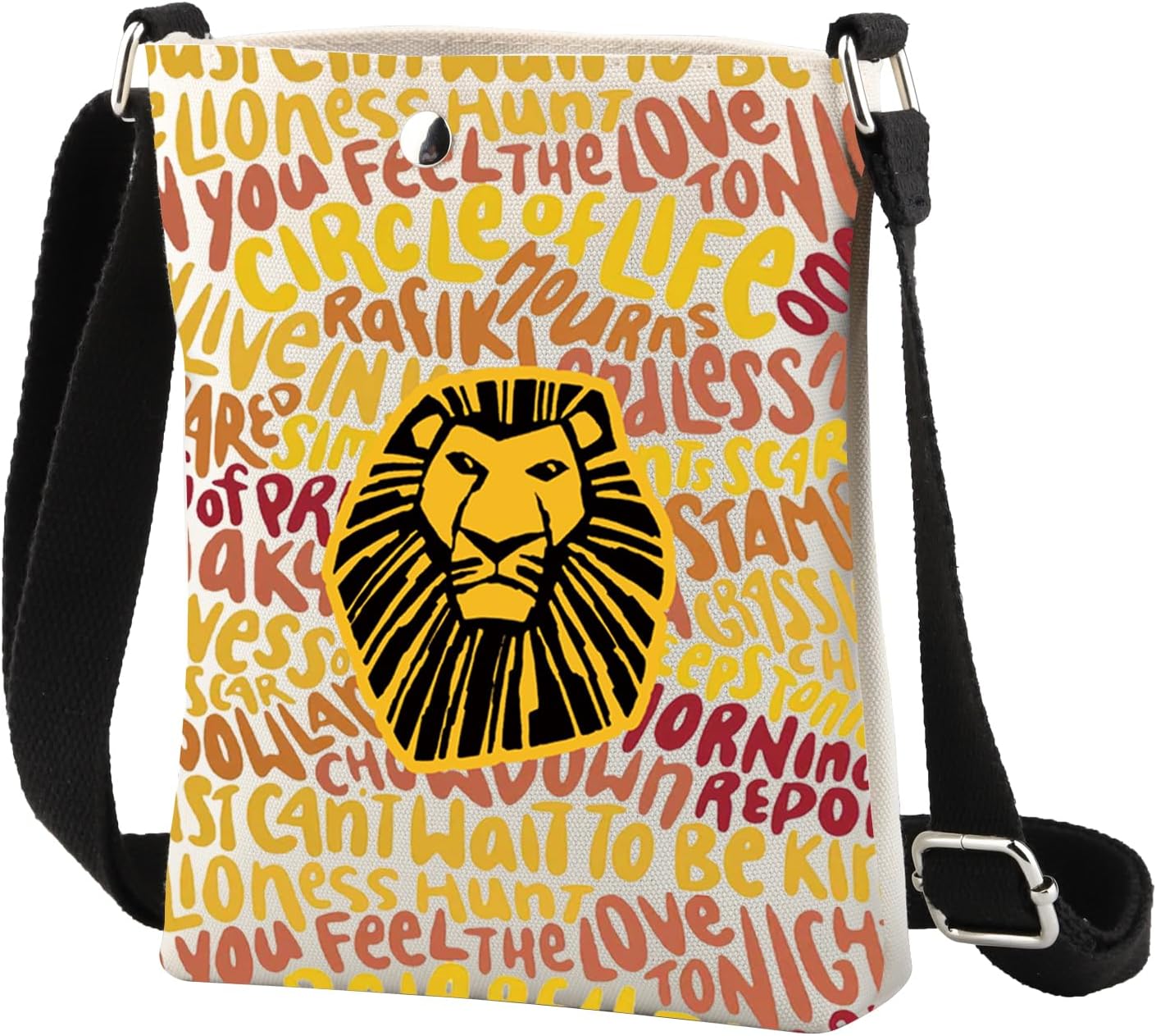 CMNIN The Lion Musical Inspire Gifts Crossbody Bag Animal Kingdom Gifts ...