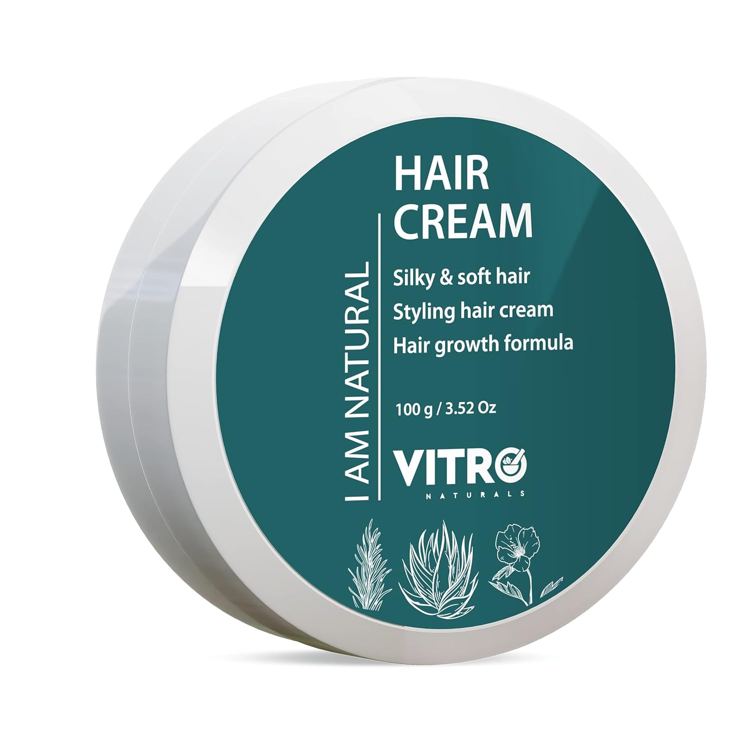 VITRO Naturals Hair Cream | Improves Hair Conditioning | 100ml : Amazon ...