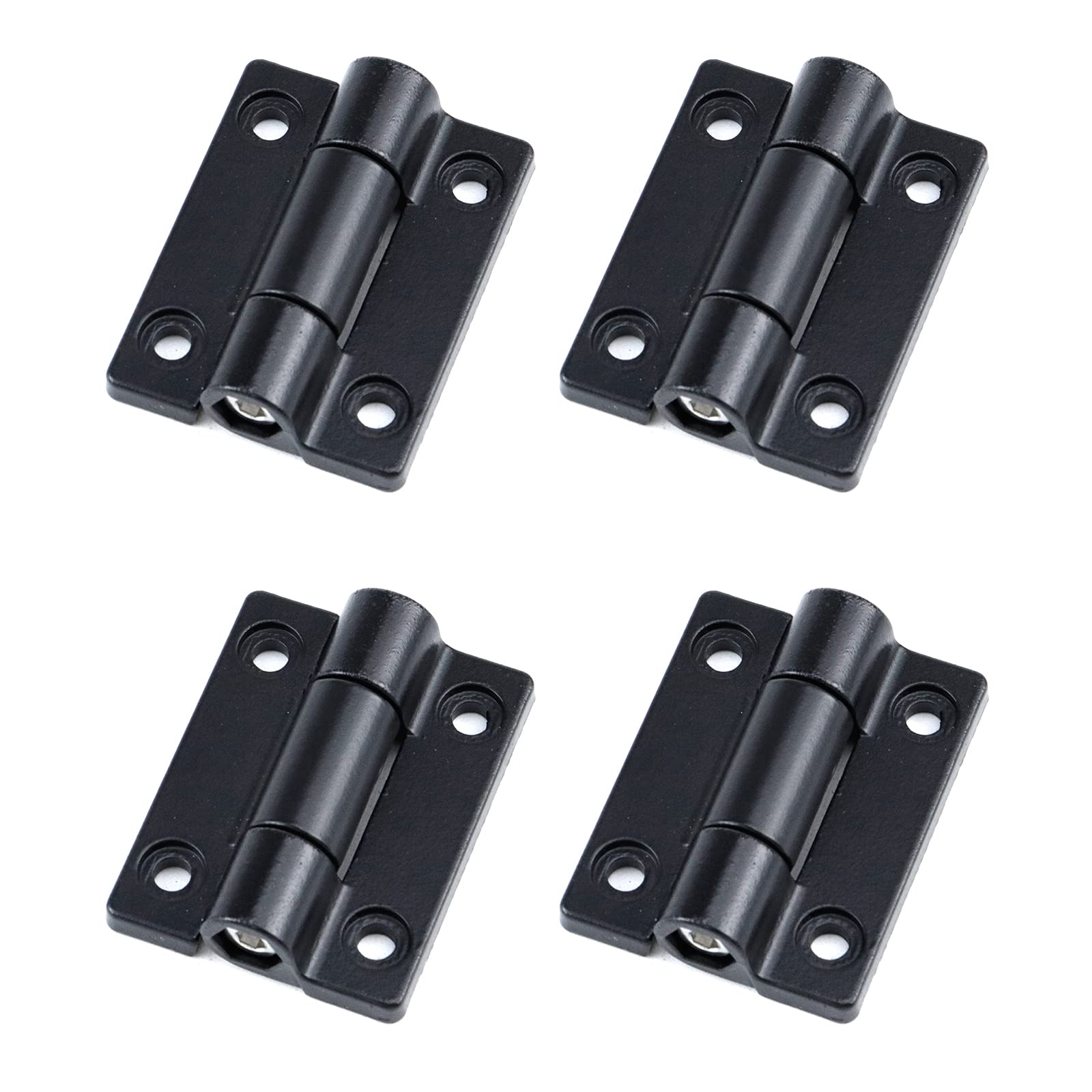 HEVSTIL 4Pack Black Adjustable Position Control Hinges, Metal ...