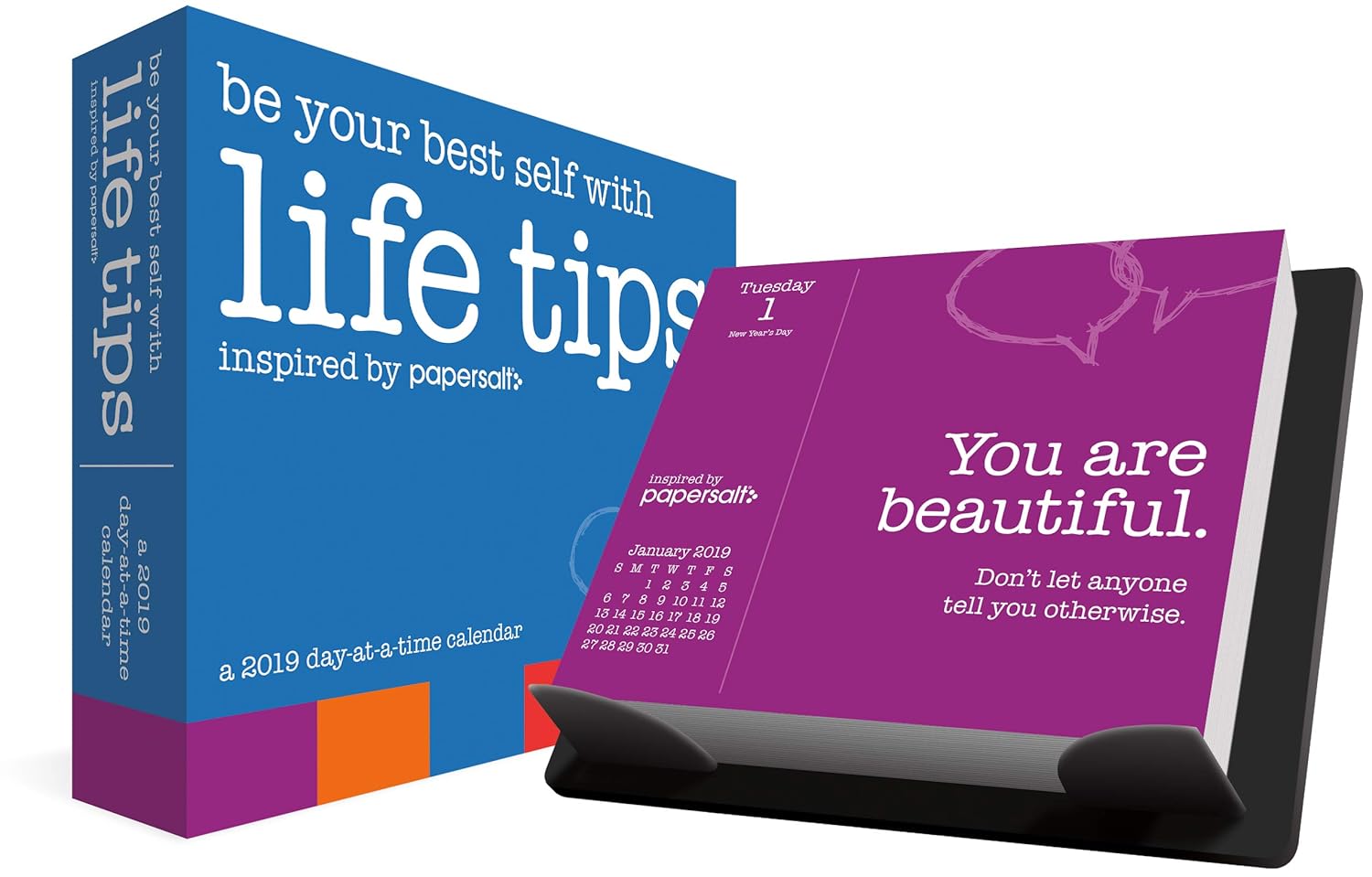 Life Tips Inspired by Papersalt 2019 Calendar : Trends International ...