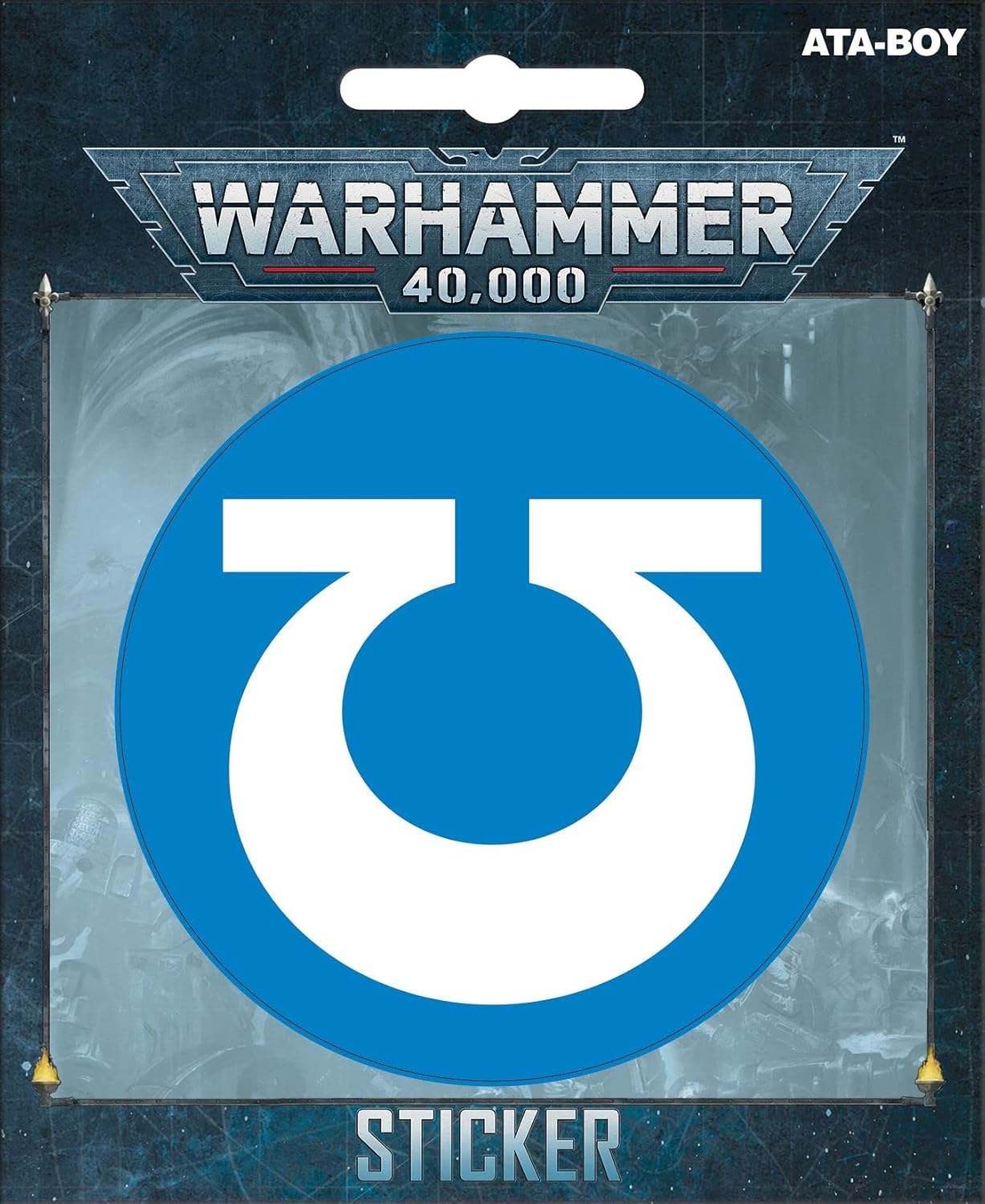 Amazon.com: Ata-Boy Warhammer 40K Ultramarines Icon Sticker Anime/Movie ...
