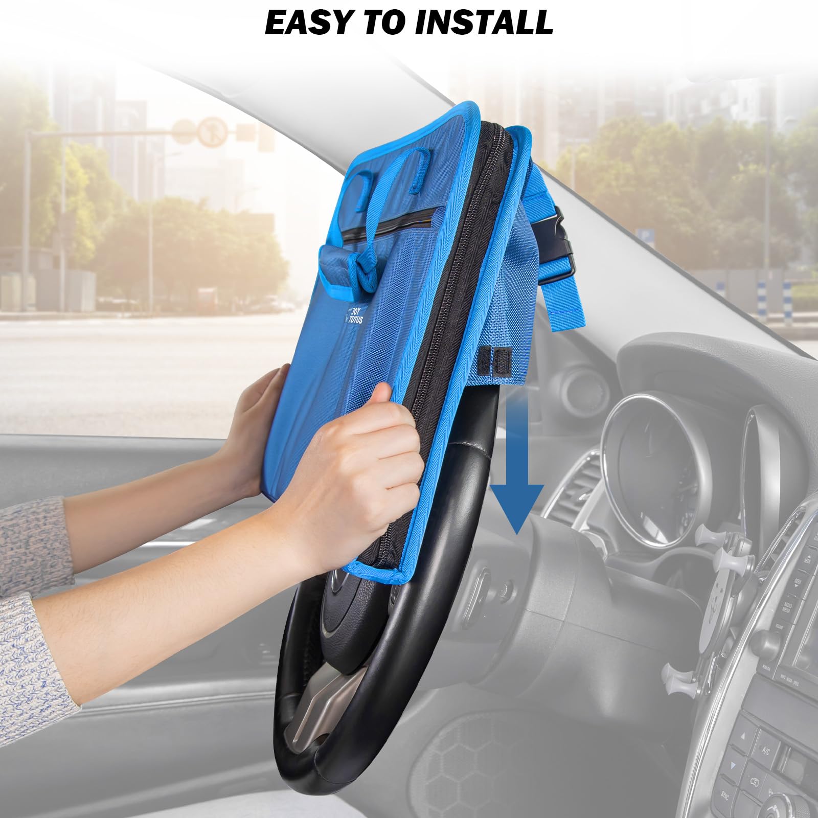 Snapklik.com : JOYTUTUS 3 In 1 Steering Wheel Eating Tray