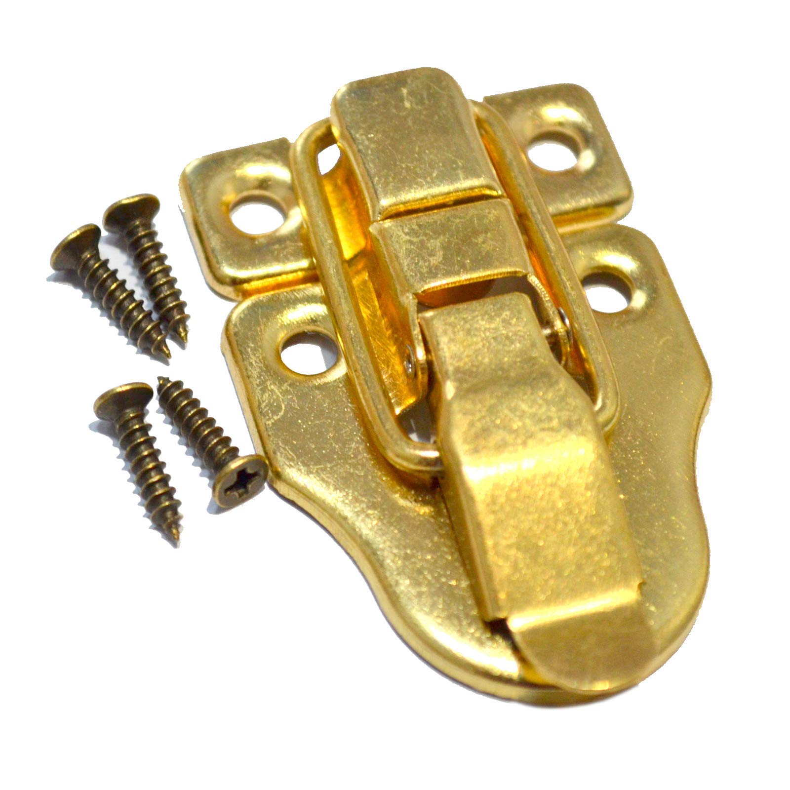 Snapklik.com : 5 Pcs Bronze Latch Hasps Decorative Vintage Locks