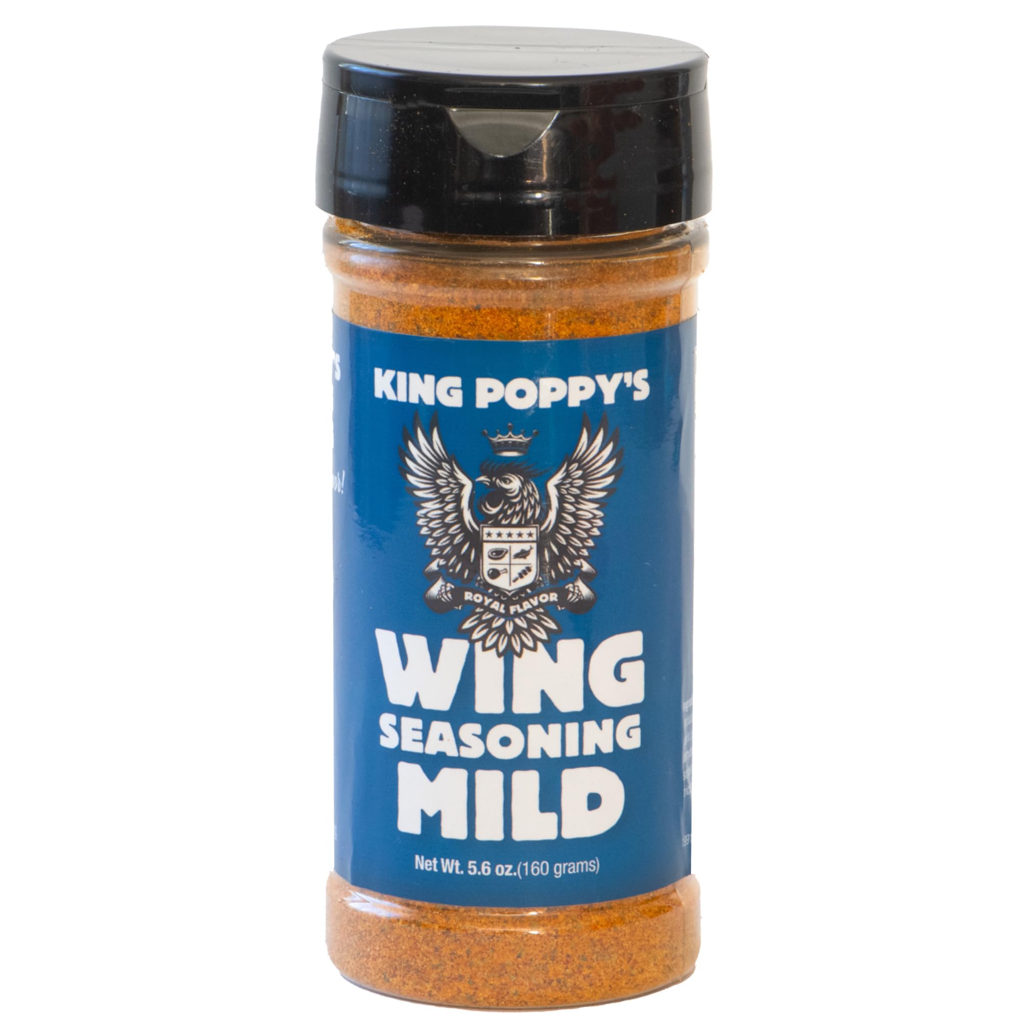 Amazon.com : King Poppy's Wing Seasoning Mild 5.6oz : Grocery & Gourmet ...