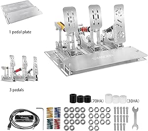 SIMSONN NEW PRO Pedals Sim Racing Pedals PC Racing Simulator Pressure ...
