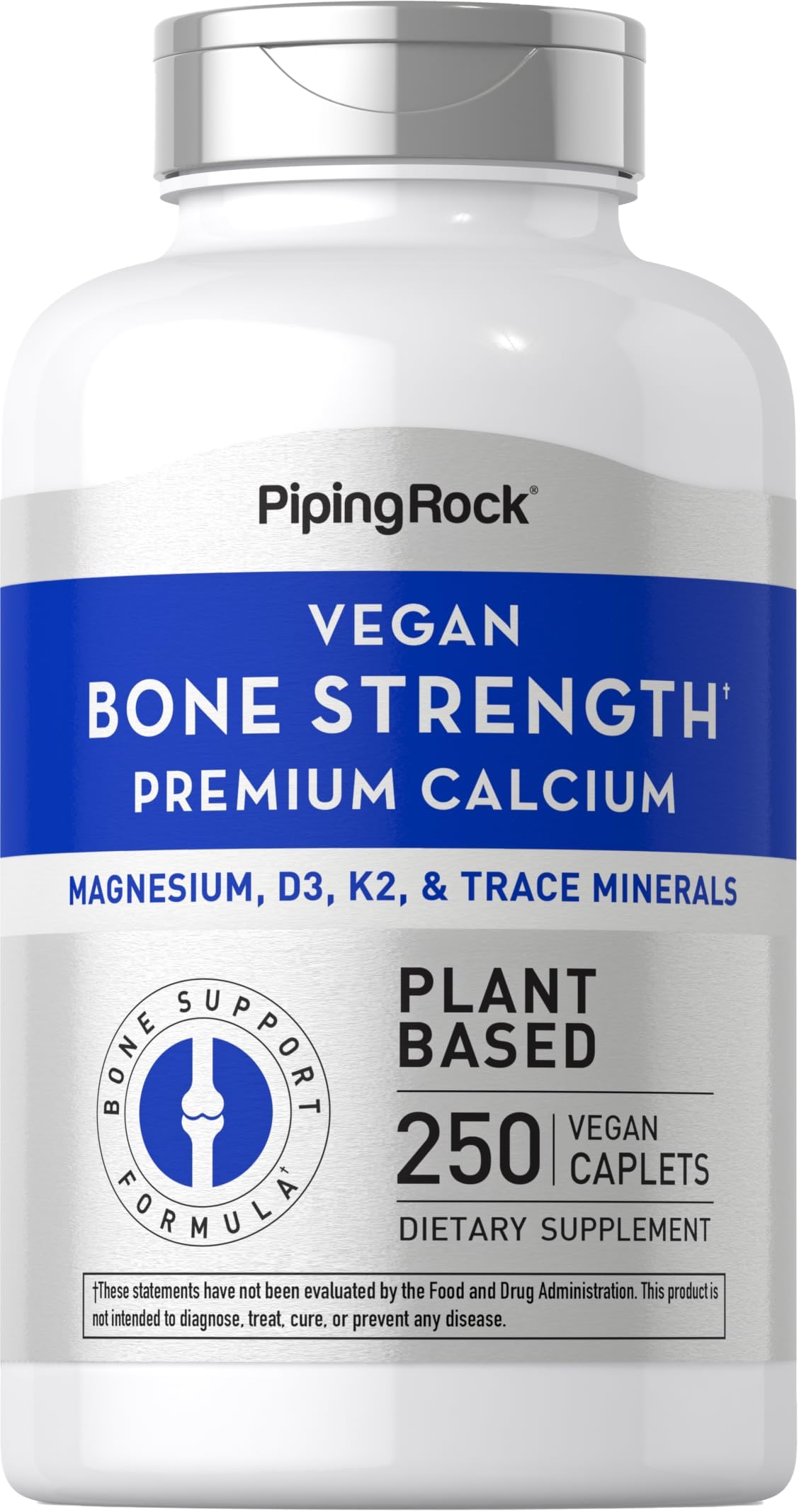 Amazon.com: Piping Rock Bone Strength Supplement with Calcium Magnesium ...