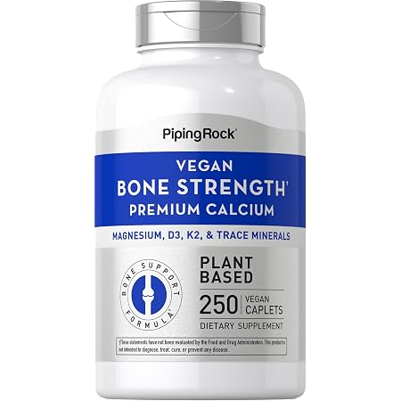 Amazon.com: Piping Rock Bone Strength Algae Supplement | 250 Caplets ...