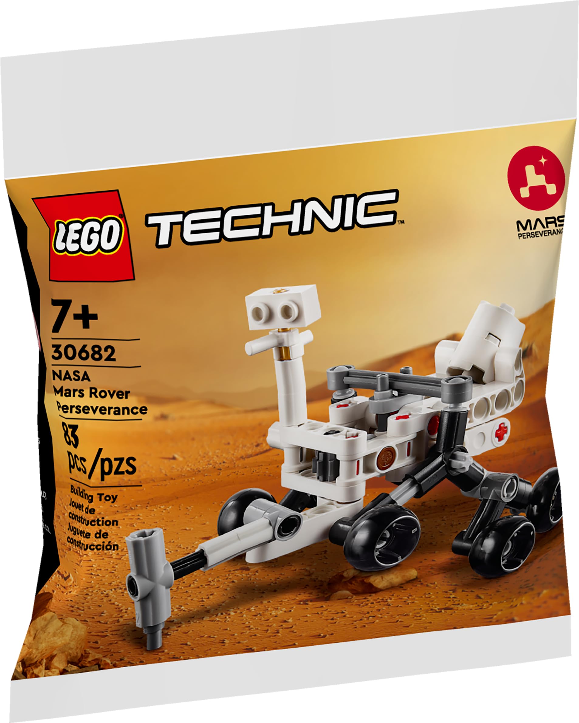 LEGO Technic NASA Mars Rover Perseverance 30682 Polybag : Amazon.co.uk ...