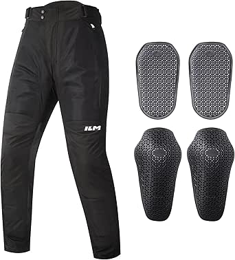 Amazon.com: ILM Mesh Motorcycle Pants for Men with CE Armor Leg Zipper ...
