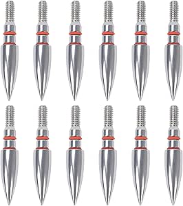 Amazon.com: Alinbehbs Field Points Arrowheads 125 Grain Field Points ...
