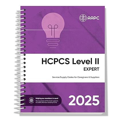 Amazon.com: HCPCS Level II Expert 2025: 9781635277449: AAPC: Books