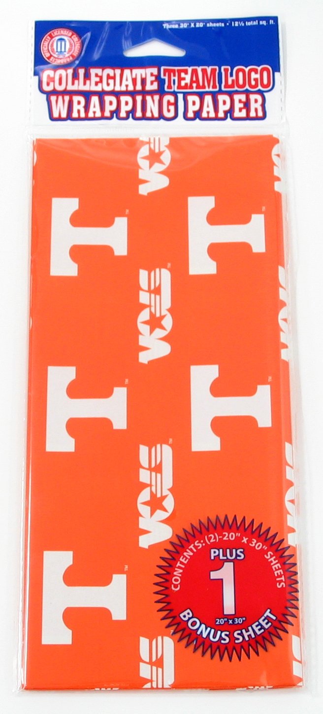 NCAA Tennessee Volunteers Wrapping Paper : Amazon.in: Home & Kitchen