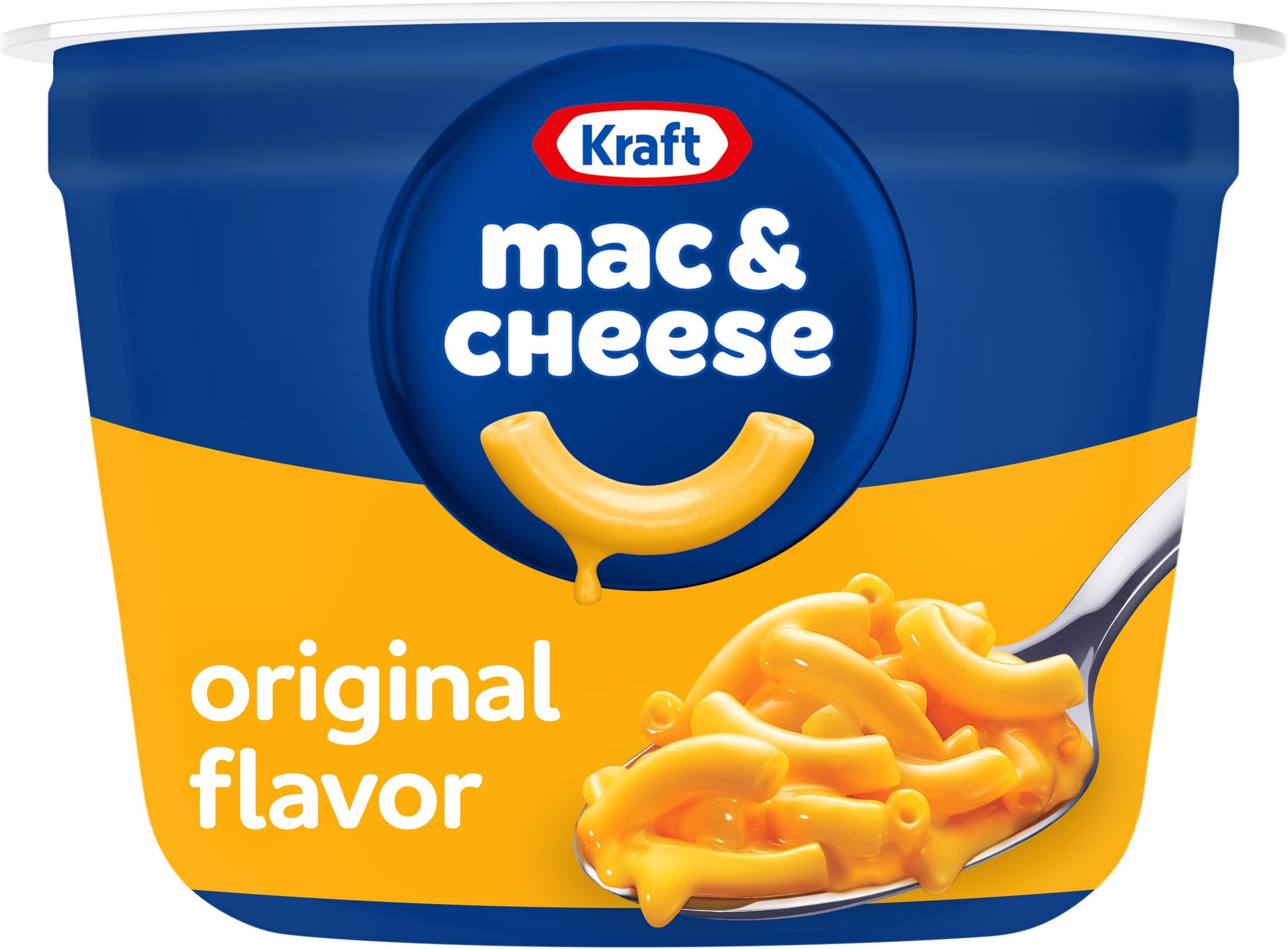 Amazon.com : Kraft Original Macaroni and Cheese Cups Easy Microwavable ...