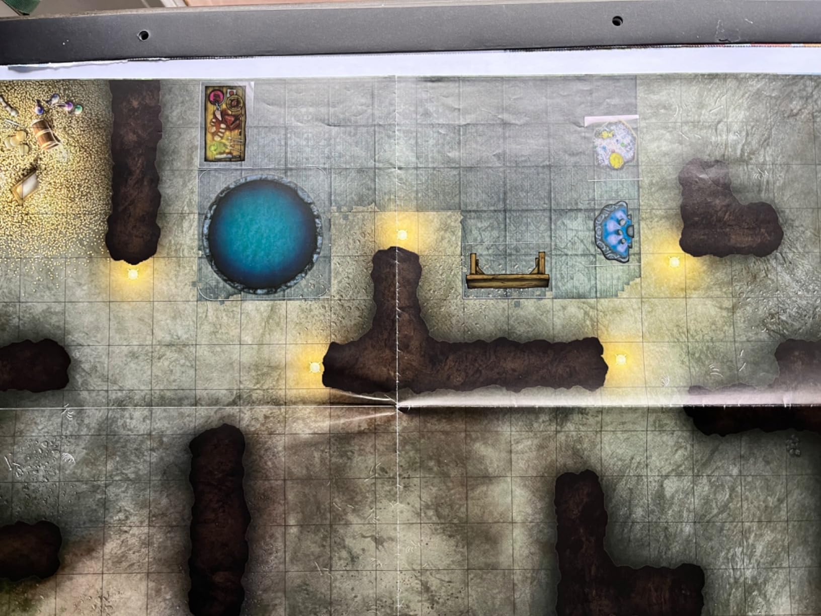 Amazon.com: Dungeons - 66pc Double-Sided Dungeon & Terrain Pieces for ...