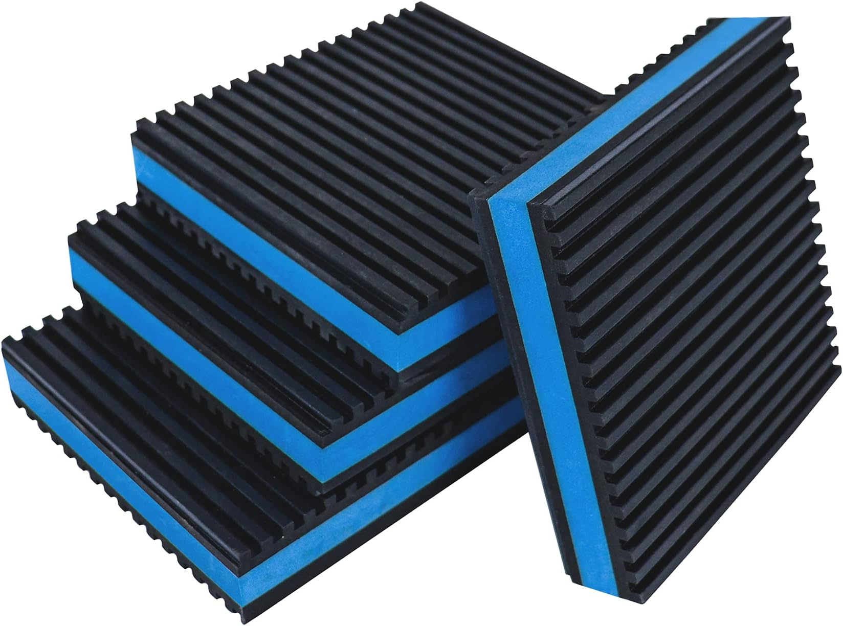 Memrita 4 Pack Anti Vibration Pads 4" X 4" X 7/8" Heavy Duty Vibration ...