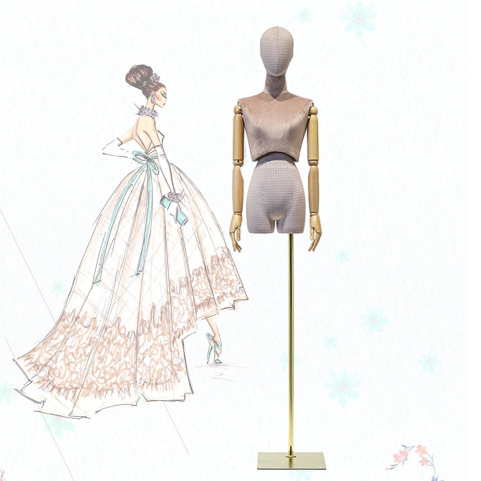 Buy CHAXIA-Mannequins Female Torso Body, Dummy Model Clothing Display ...