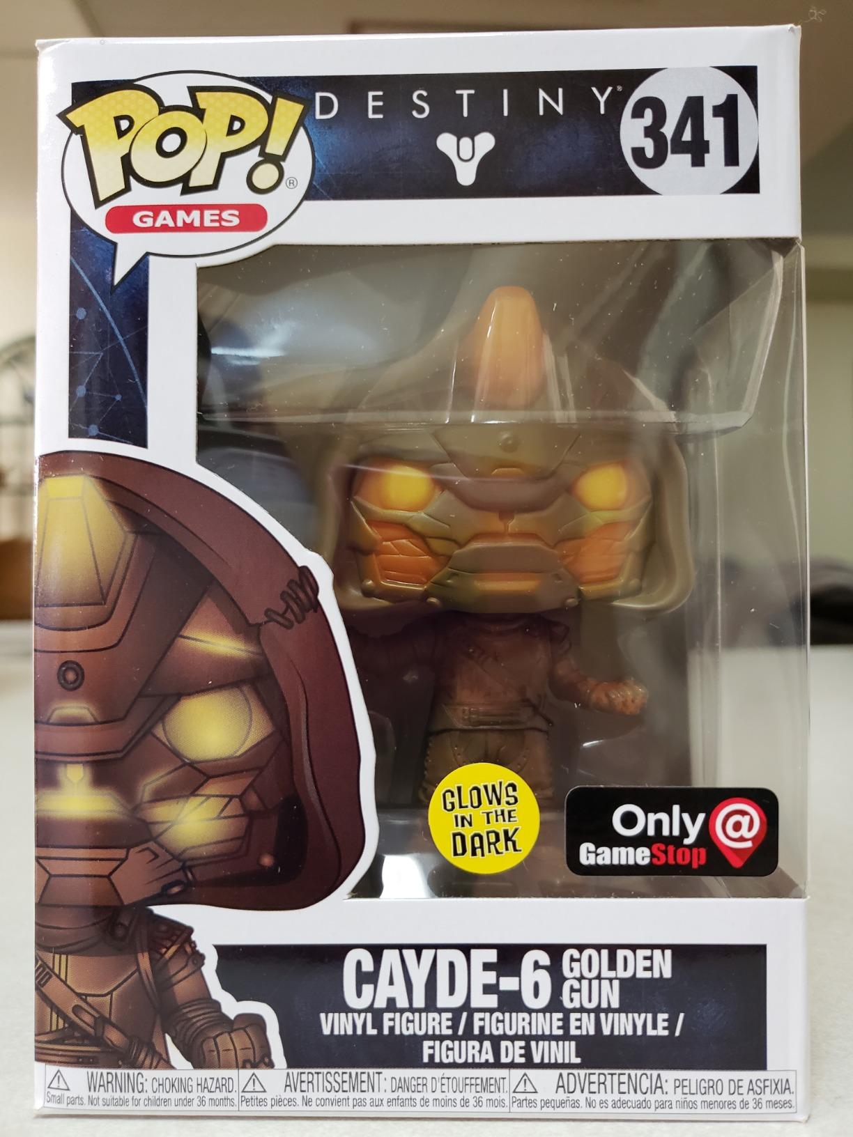 Amazon.com: Pop Funko Destiny Cayde-6 with Golden Gun Exclusive Vinyl ...