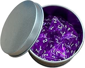 Amazon.com: 25x D4 Die Pack of 4 Sided Dice Collection Acrylic ...