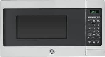 GE JES1072SHSS Horno de microondas, capacidad de 0.7 pies cúbicos, 700 ...