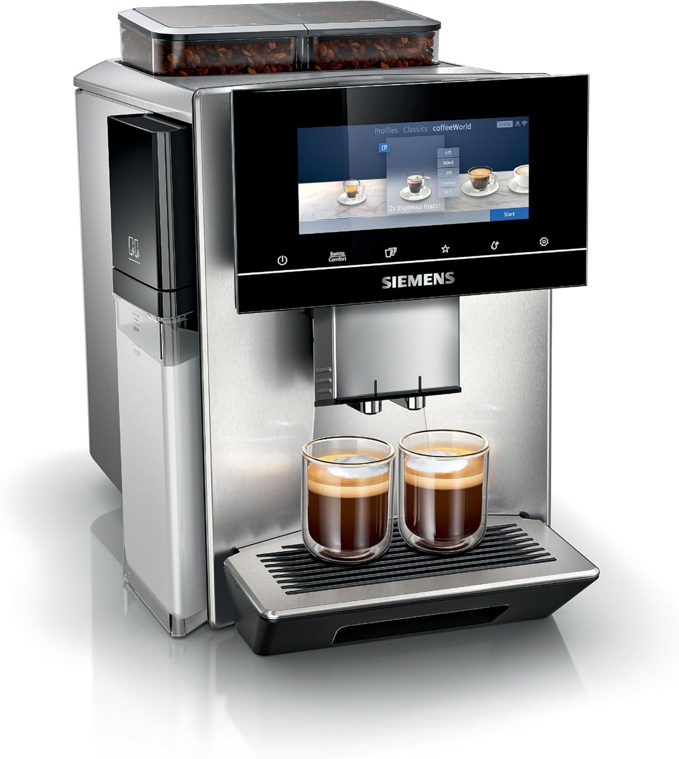 SIEMENS EQ900 Plus Fully Automatic Bean to Cup Coffee Machine, 6.8 ...