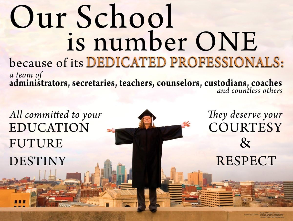 Amazon.com: Our School is Number One Because of It's Dedicated ...