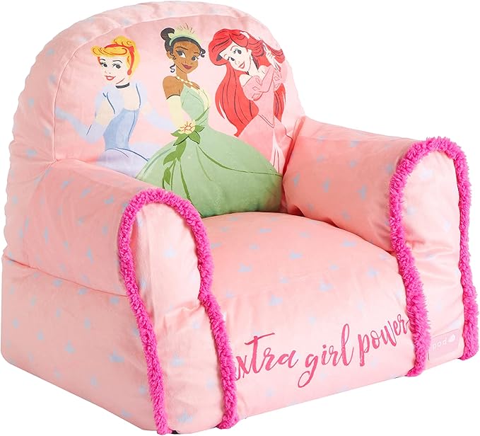 Amazon.com: Disney Princess Bean Bag Sofa Chair - Large Size for Kids ...