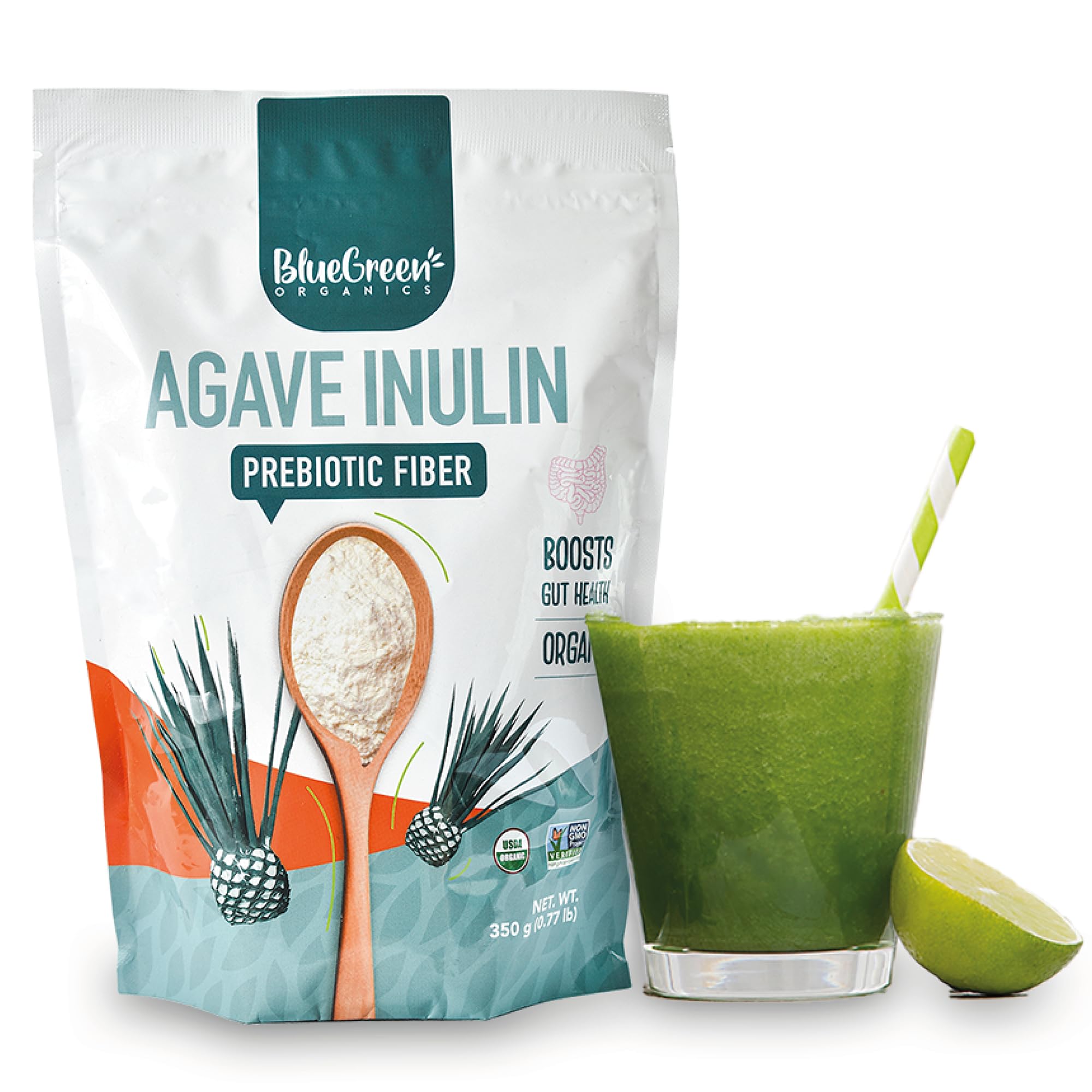 Amazon.com : BLUEGREEN Organics | Inulin Powder | Gut microbiome ...