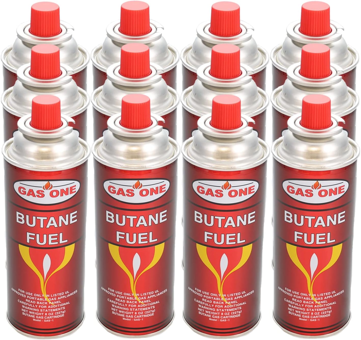 Amazon.com: Butane Fuel Canister (12 Pack) - Explosion Proof RVR Safety ...