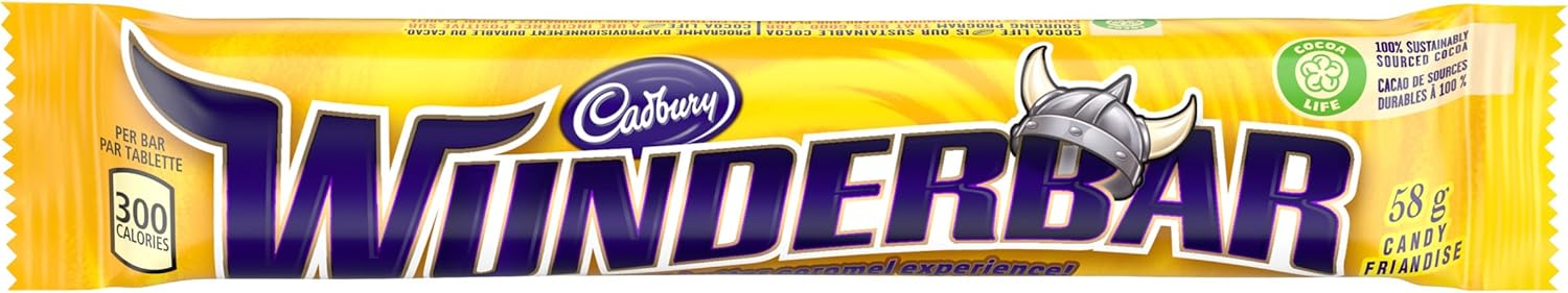 Cadbury Wunderbar Chocolatey Candy Bar, 58 g : Amazon.ca: Grocery ...