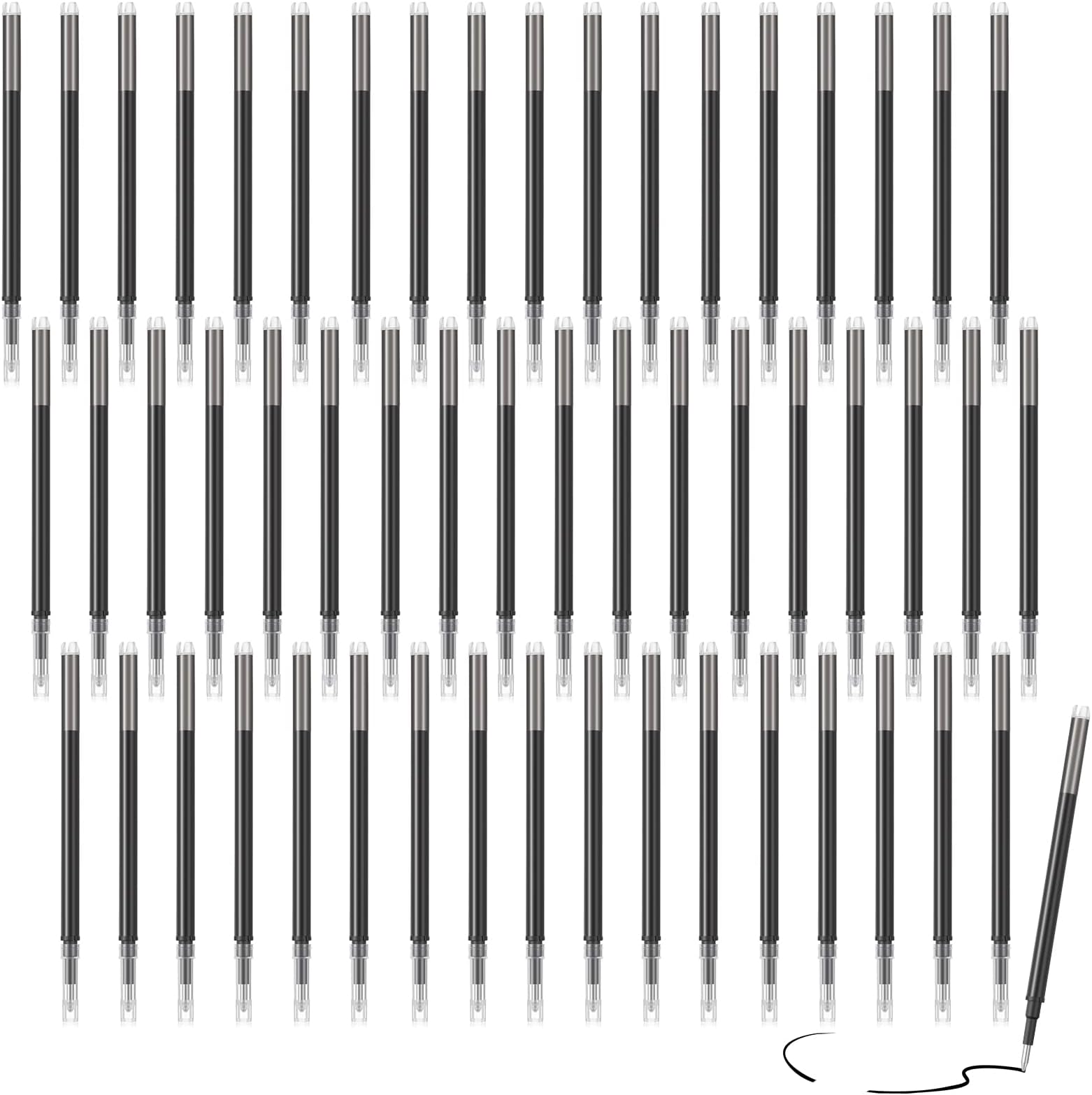 Amazon.com : Sabary 48 Pcs Gel Ink Refills Erasable Pens Refill Writing ...