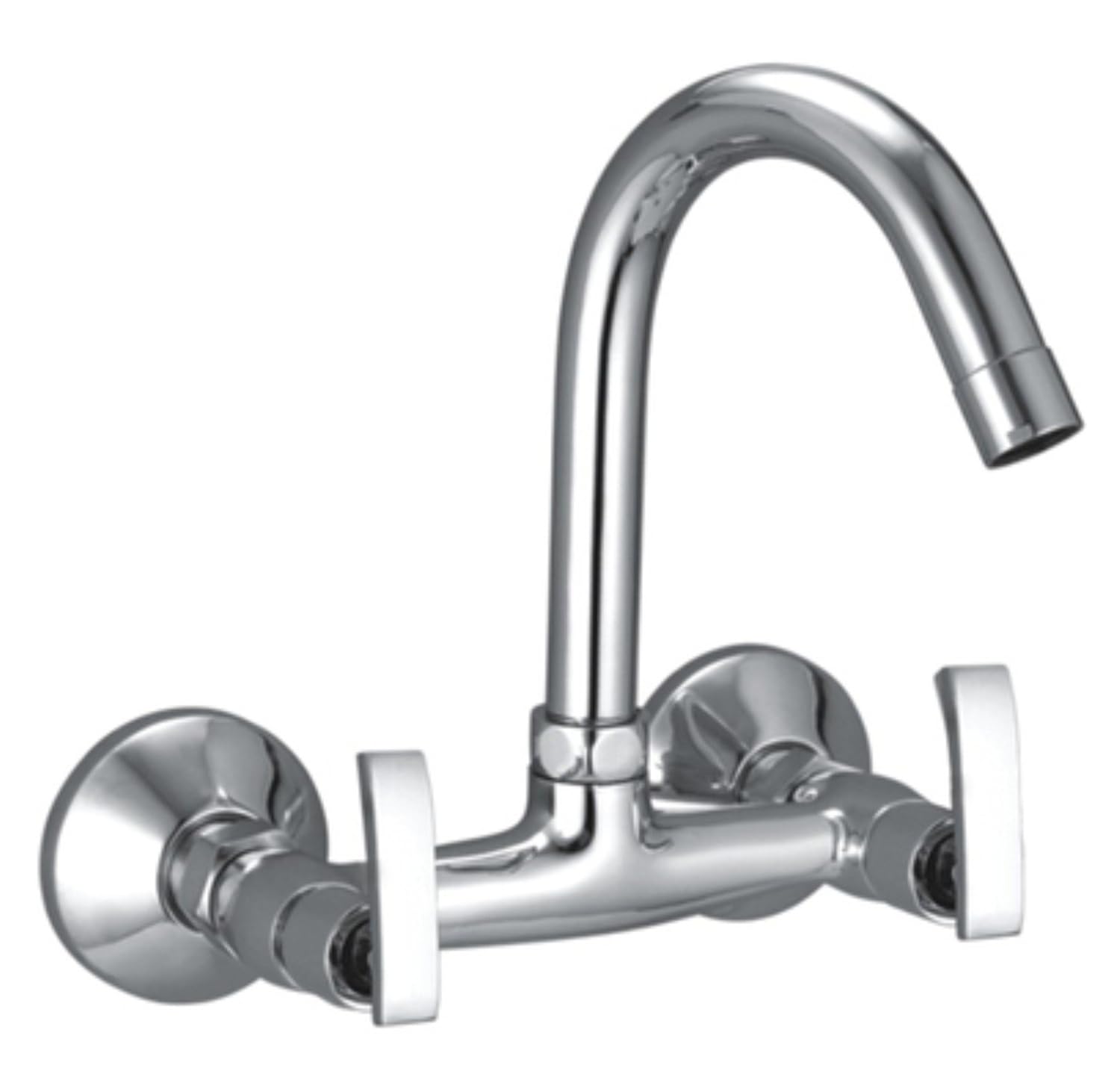 DRIZZLE Soft Kitchen Sink Mixer Tap Brass with 360 Degree Swivel Spout ...