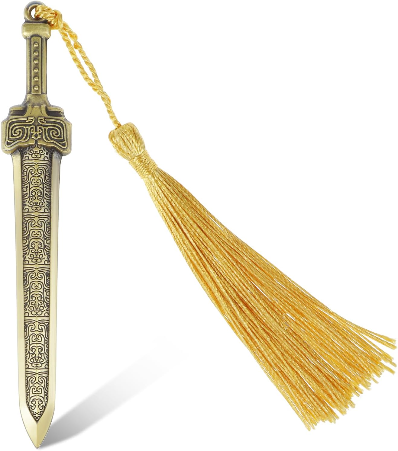 Prasacco Sword Bookmark with Tassels, Vintage Bookmark for Men Women ...