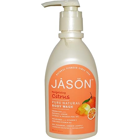 Amazon.com : JASON NATURAL PRODUCTS BODY WASH,ROSEWATER SATIN, 30 FZ ...