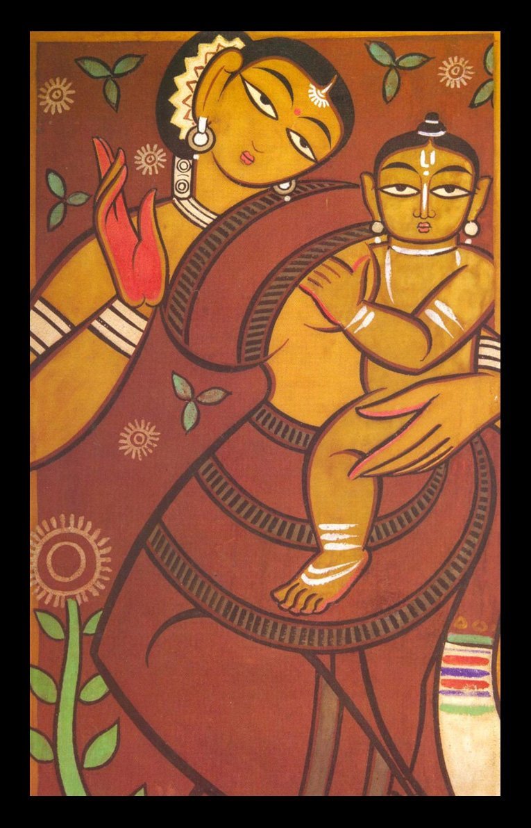 Tallenge - Mother and Child by Jamini Roy - Best of Jamini Roy ...