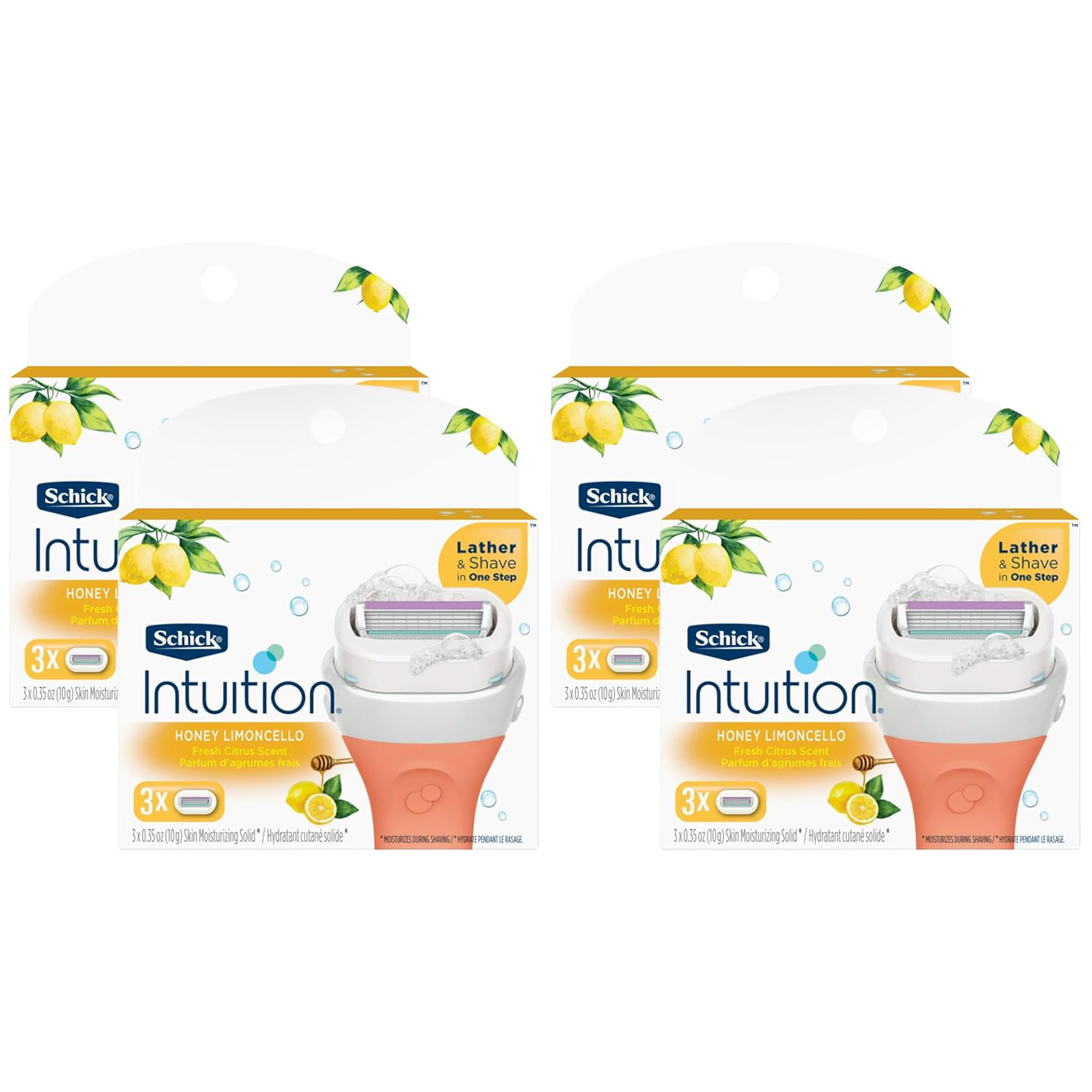 Amazon.com: Schick Intuition - Lather & Shave In One Stop - Honey ...