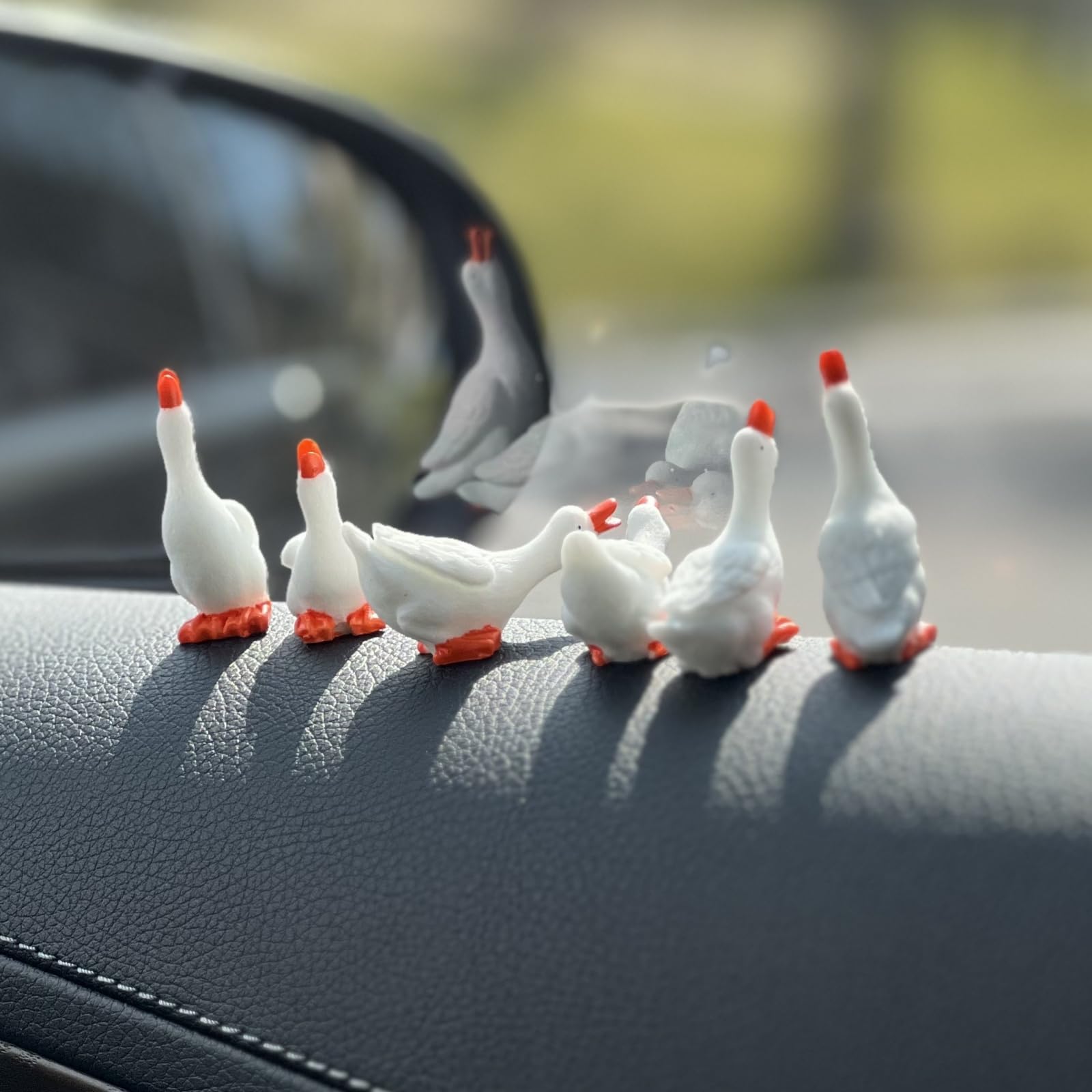 Amazon.com: NMOHYDEU Set of 6 Fun Goose Car Dashboard Accessories, Cute ...
