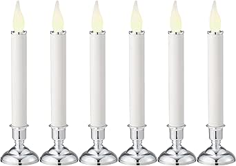 Amazon.com: FGDECORJOIE Battery Operated LED Window Candles 9.7 Inch ...