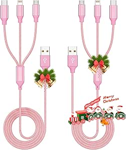 Amazon.com: Multi Charging Cable,(2Pack 4FT) 3 in 1 Charging Cable for ...